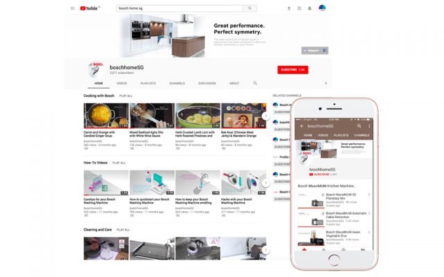 BSH Home Appliances SG YouTube Optimisation | Hashmeta